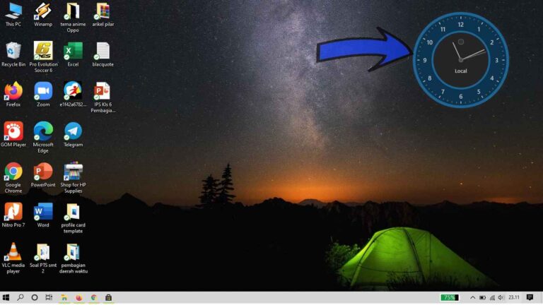 Cara Menampilkan Jam di Desktop Windows 10 | PromoIndihome